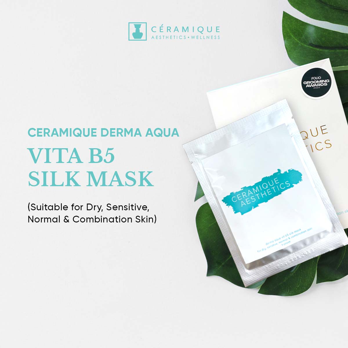Ceramique Derma Aqua Vita B5 Silk Mask | Natural – Ceramique Aesthetics