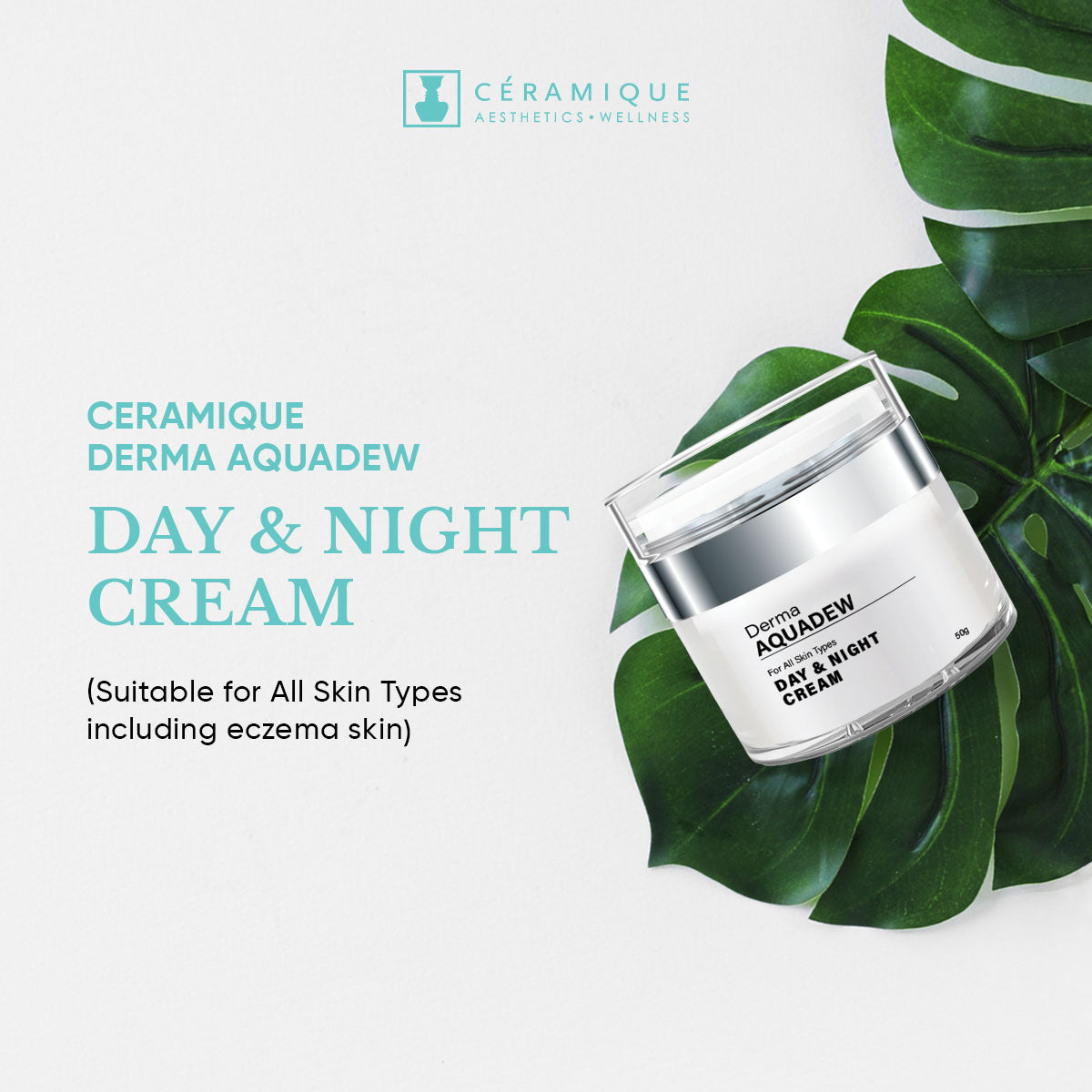 Ceramique Derma Aquadew Day & Night Cream | Natural – Ceramique Aesthetics