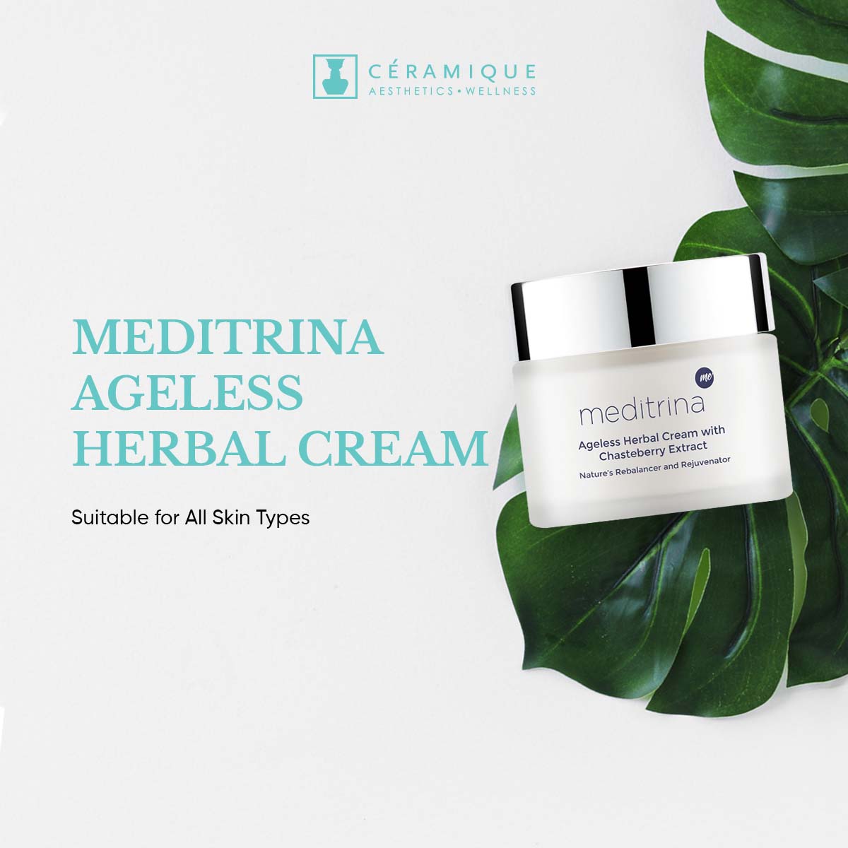 Meditrina Ageless Herbal Cream | Natural | Organic – Ceramique Aesthetics