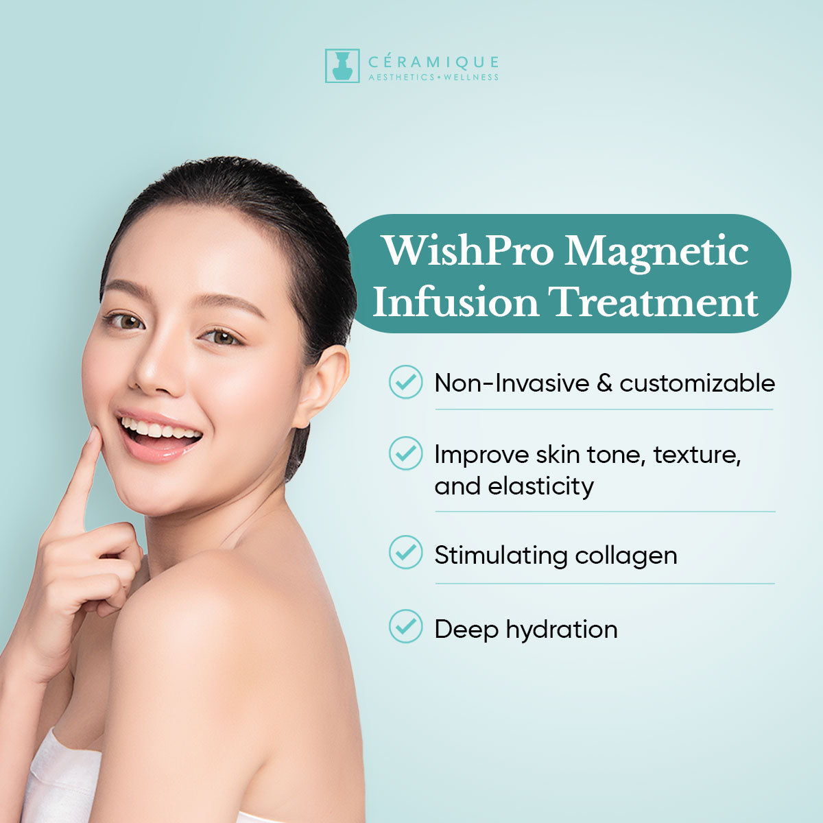 Wishpro Magnetic Infusion Treatment – Ceramique Aesthetics